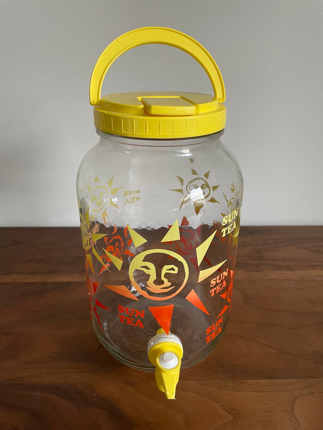 Vintage Lipton Sun Tea 1 Gallon Glass Beverage Jar Container - Etsy