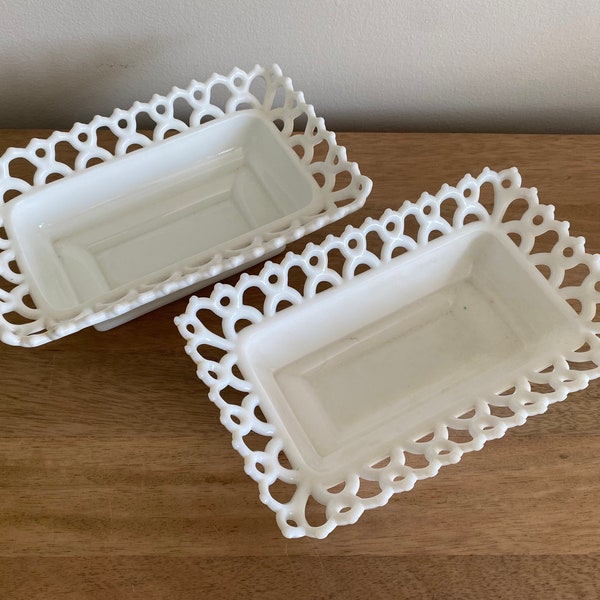 Milk Glass Dishes - Etsy