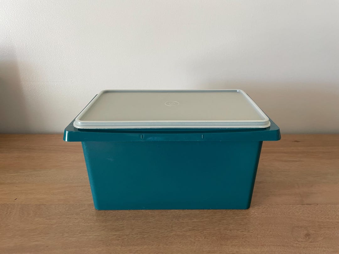Vintage Tupperware #1430 Carry All 3-gallon Tote Container With Lid - Etsy