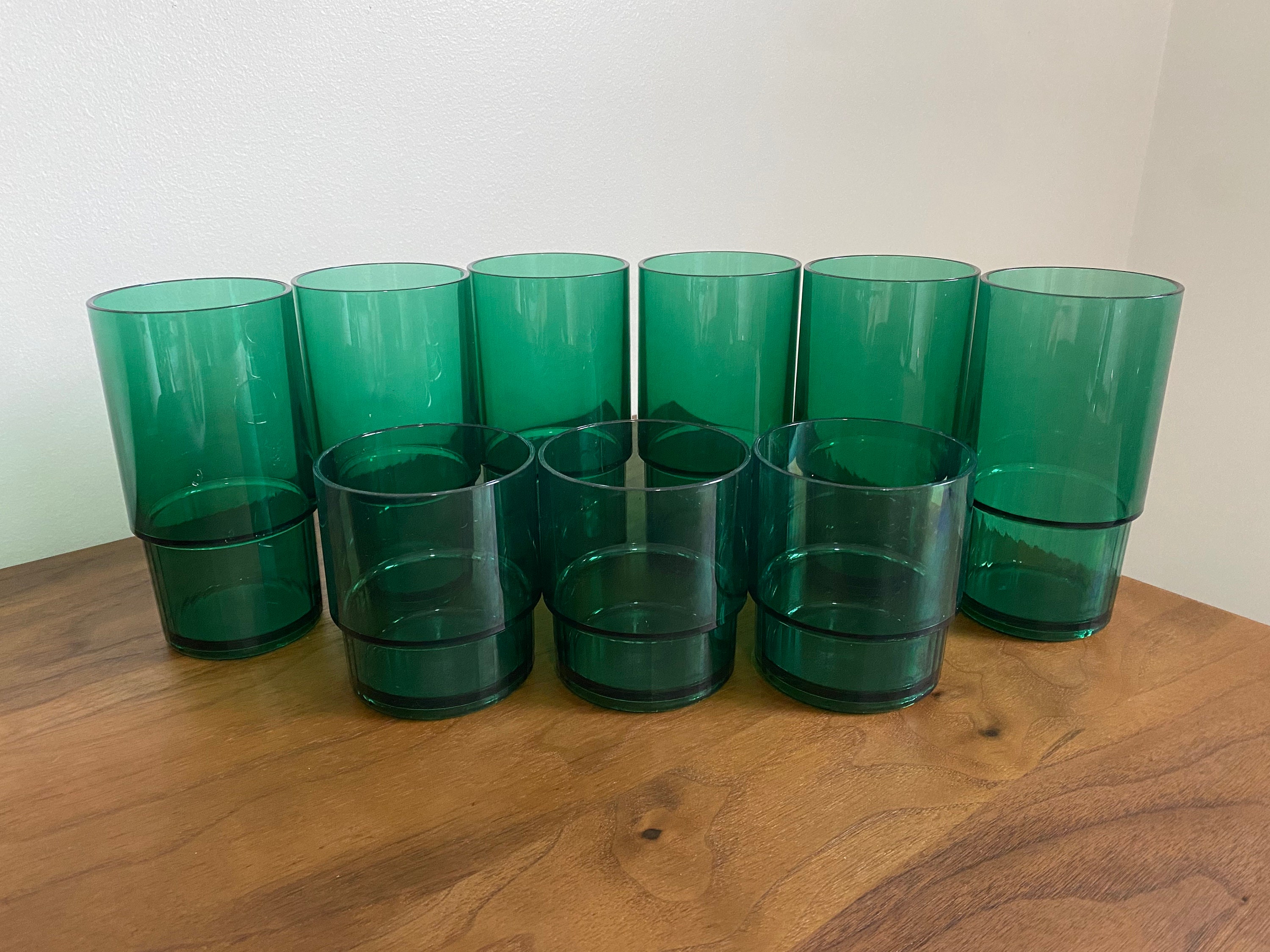 RARE Set of 9 Vintage Tupperware 10oz and 14 Oz Acrylic - Etsy