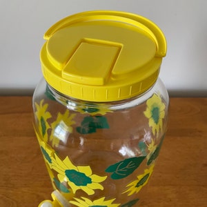 Vintage Golden Harvest 1 Gallon Glass Beverage Tapper Container - Etsy