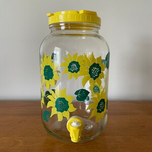 Vintage Golden Harvest 1 Gallon Glass Beverage Tapper Container - Etsy