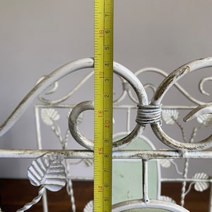 Vintage French Country Beige Metal Magazine Rack - Etsy