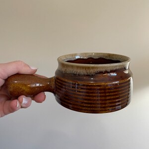 Set of 4 Western Stoneware Soup Crocks/mugs With Handle - Etsy