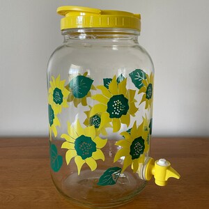 Vintage Golden Harvest 1 Gallon Glass Beverage Tapper Container - Etsy