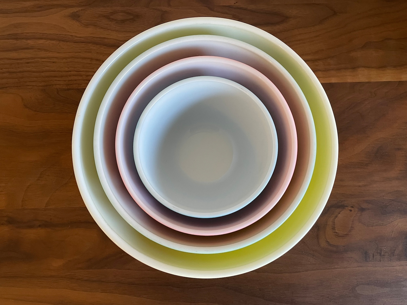 Vintage Pyrex Primary Colors Mixing Bowls - Etsy