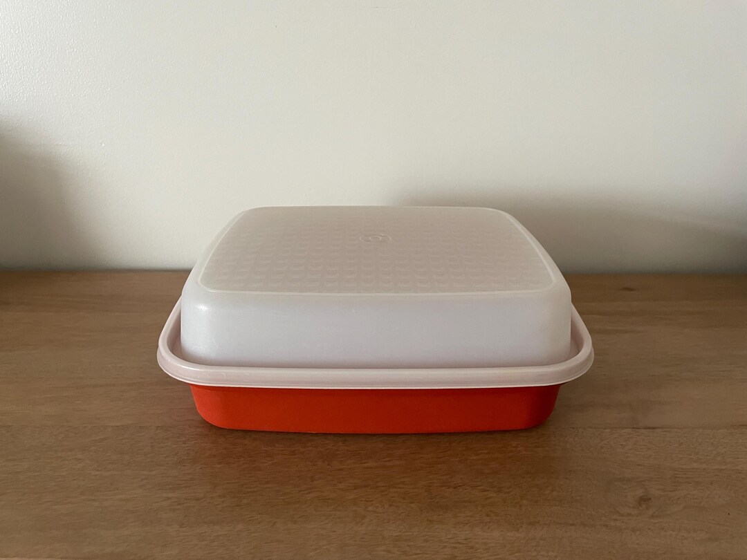Vintage Tupperware #1294-1 Season N’ Serve Marinade Container in Sheer ...