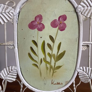 Vintage French Country Beige Metal Magazine Rack - Etsy