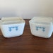 Vintage Pyrex Snowflake Refrigerator Set - Etsy