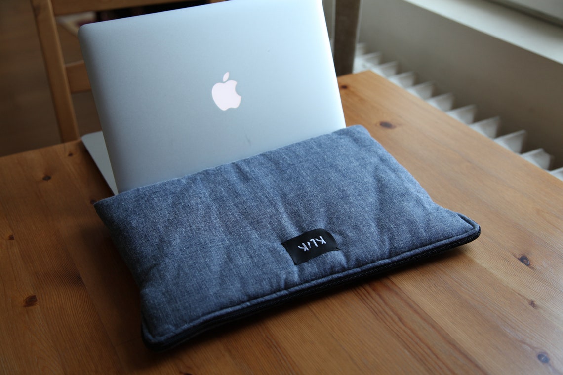 Denim Laptop Case, Padded 13 Inch, 14 Inch, 15 Inch Protective Laptop ...