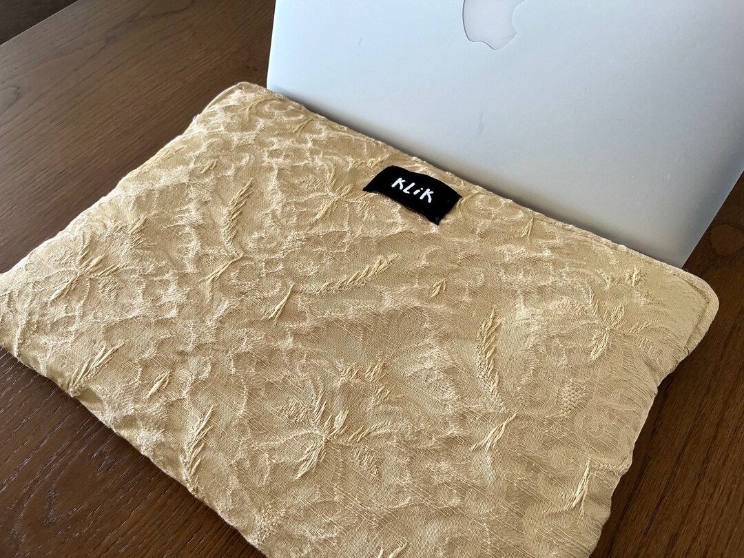 Gold Vintage Style Laptop Case, 13 Inch, 14 Inch, 15 Inch Laptop Sleeve ...