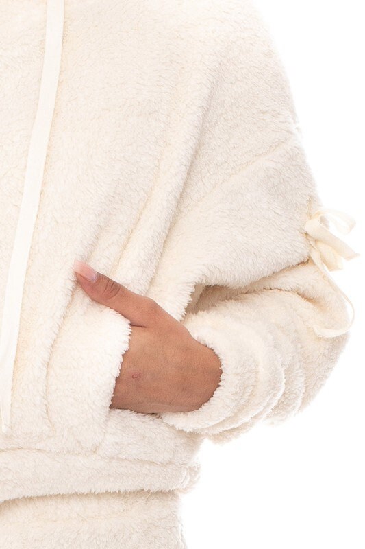 Fuzzy Sweater Top and Short Set - Etsy