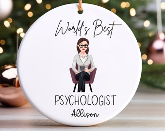 Psychologist Psychology Graduation Grad Gifts, Ornament, Round ...
