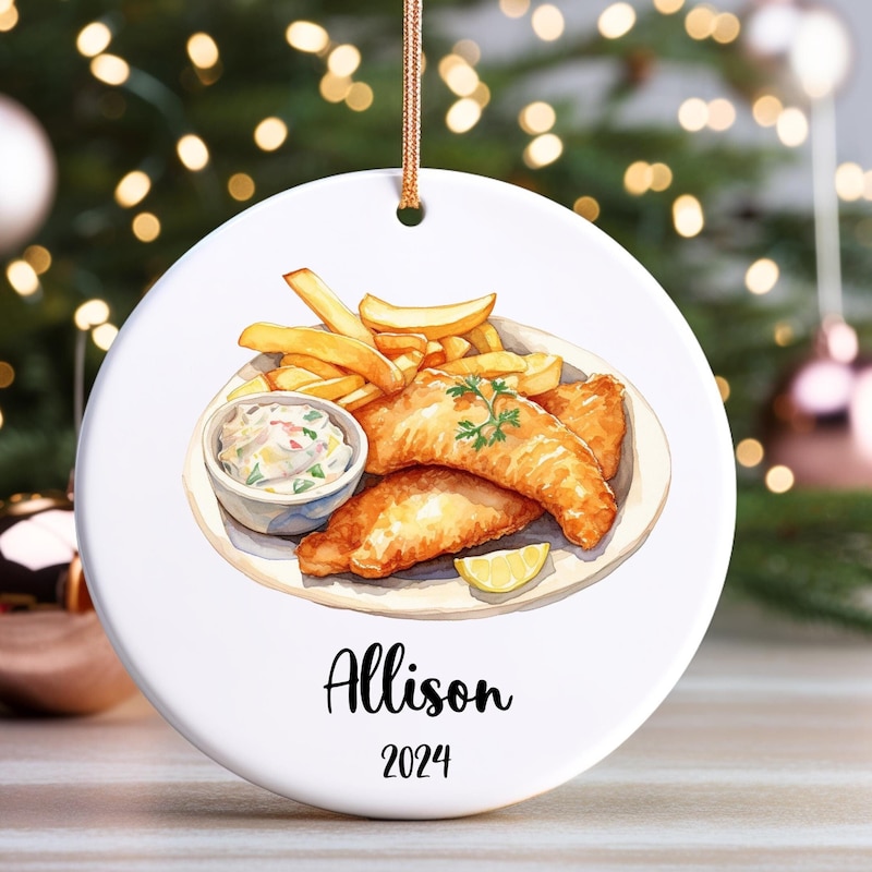 Fish and Chip Decoration - Etsy