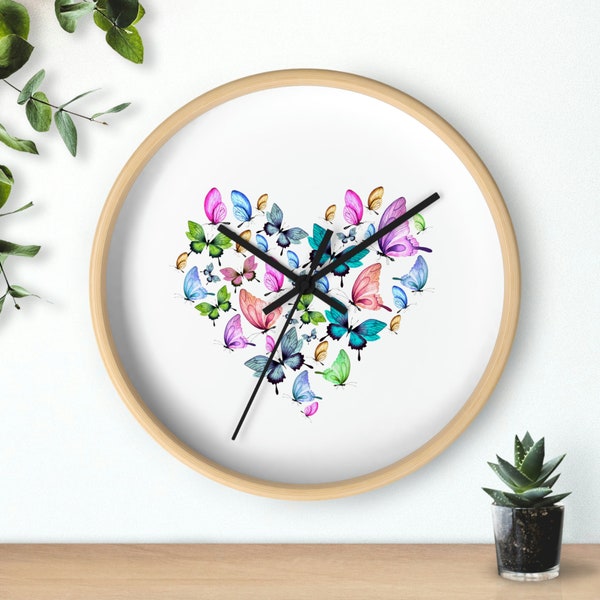 Butterfly Clock - Etsy