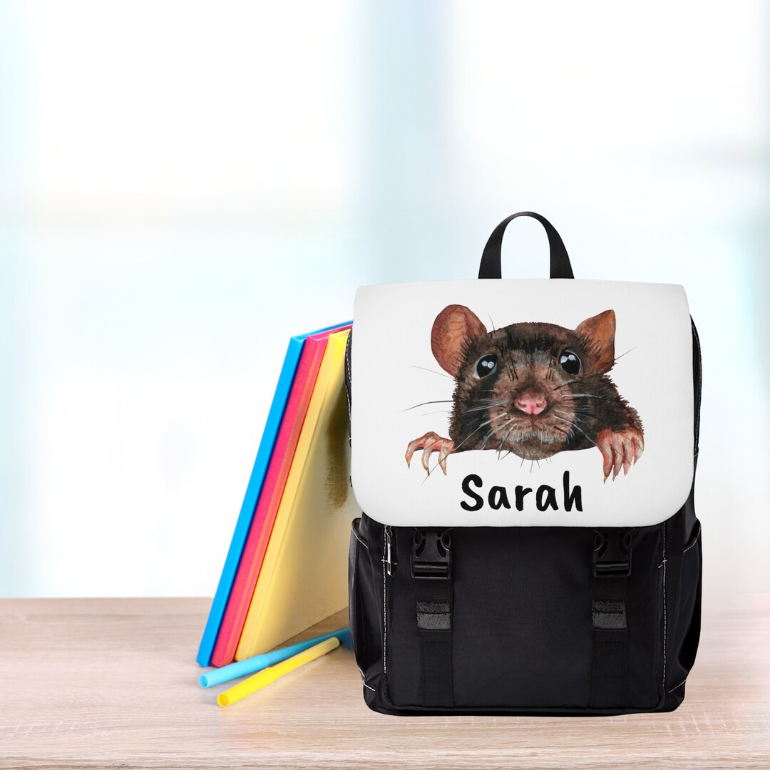 Personalized Rat Backpack Sports Rucksack for Rat Lovers Gift - Etsy