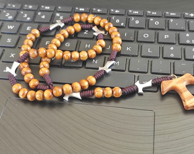 Rugged Rosaries - the + Living Simply + Catholic Wood Rosary ...