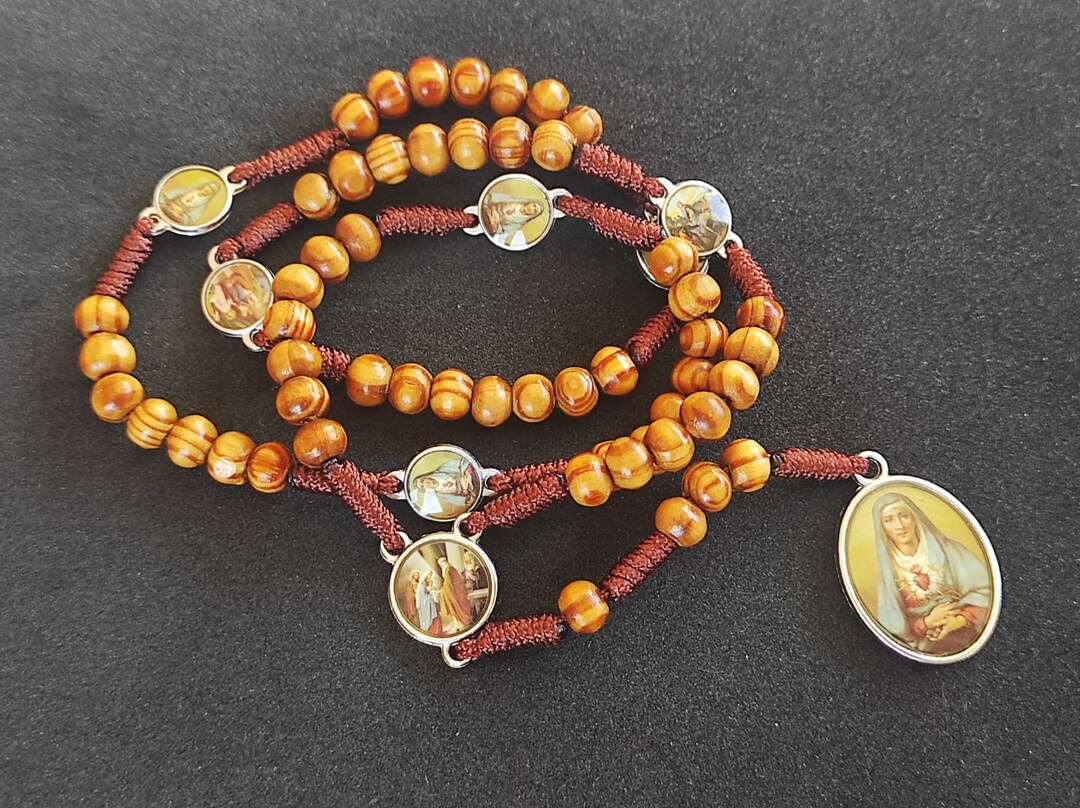 Servite Rosary Our Lady of the Seven Sorrows Mater Dolorosa Gift - Etsy