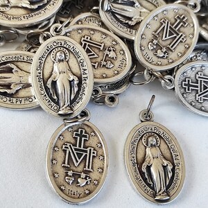 MIRACULOUS Medals Box 10, 20, 50 , 100 Pcs Holy Medals, Catholic ...
