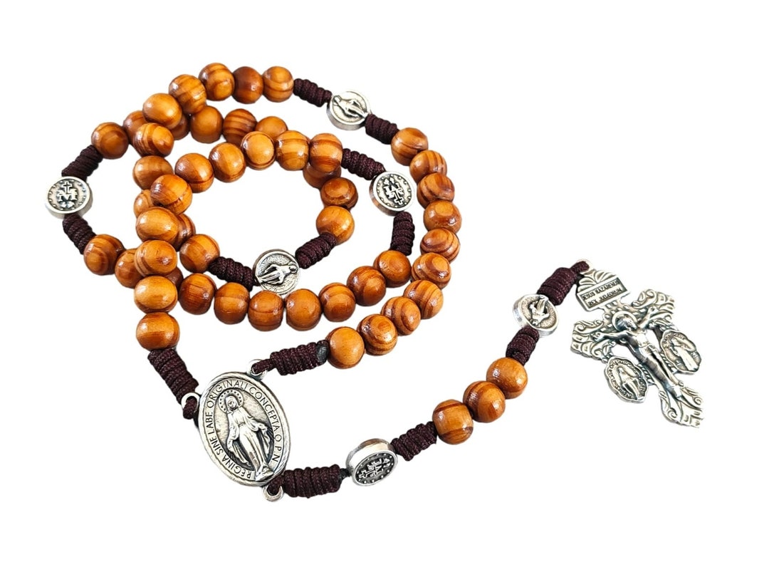 Pardon Crucifix - Miraculous Medal Rosary - St Benedict Medal - Etsy