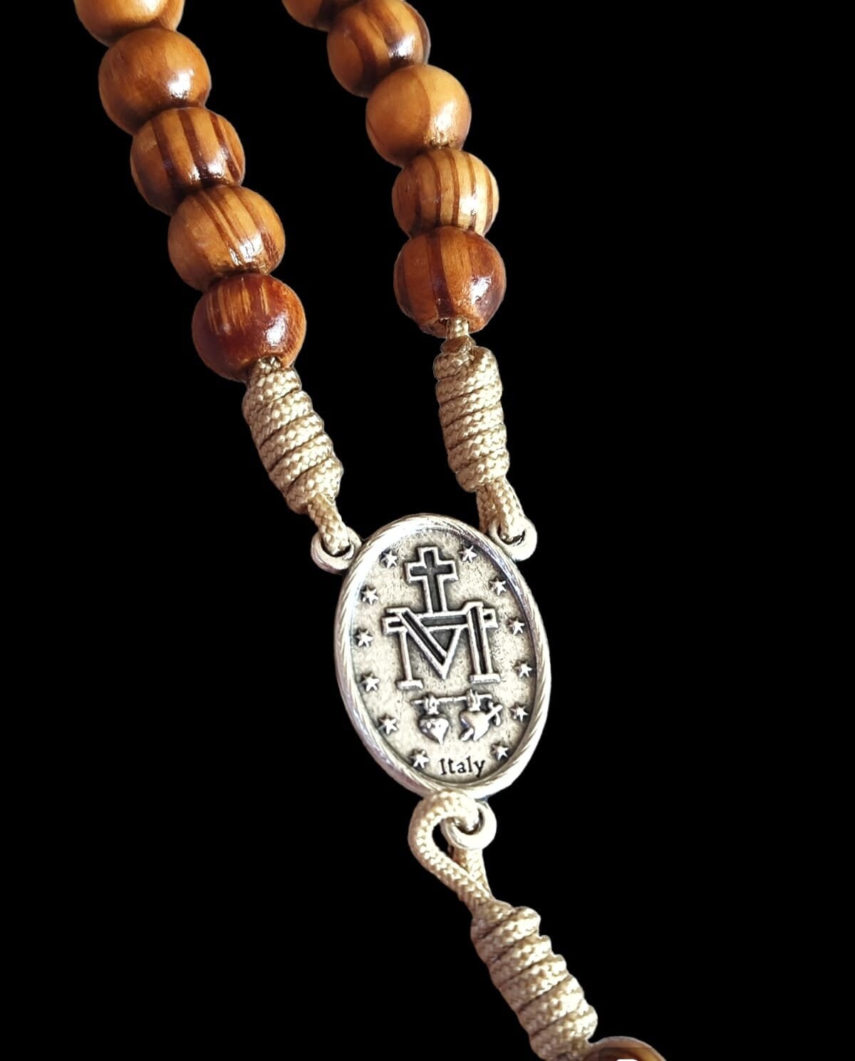 Rosary Chaplet of Conversion, Handmade Chaplet, Wood Beads, Catholic ...