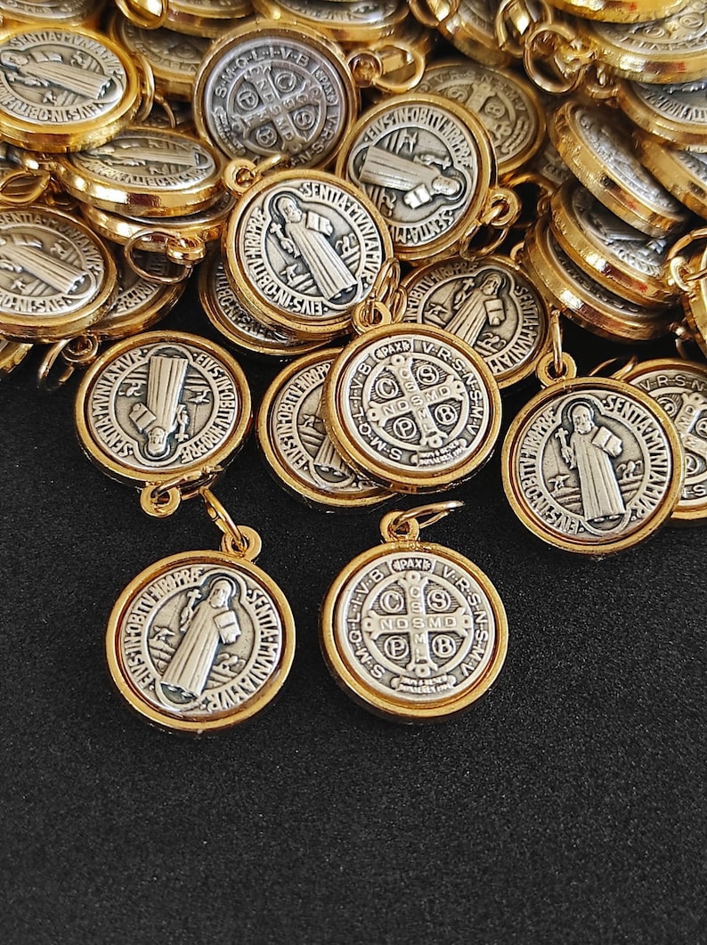 St Benedict Medals Box 5-10-20-30 Pcs Holy Medals, Catholic Medals - Etsy