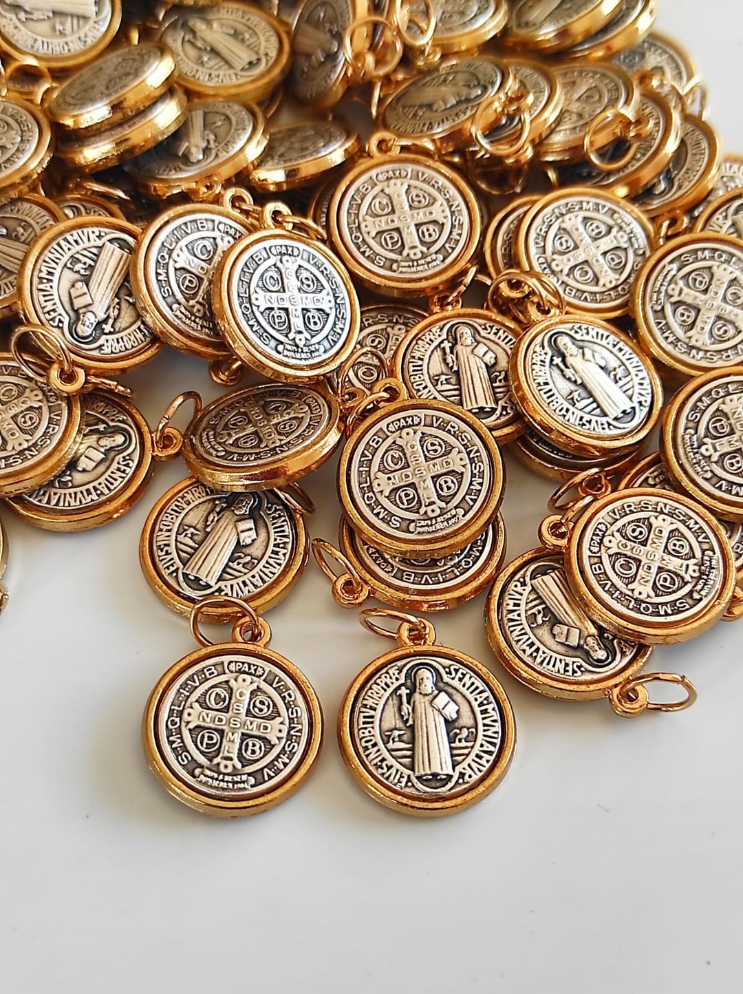 St Benedict Medals Box 5-10-20-30 Pcs Holy Medal, Catholic Medals - Etsy