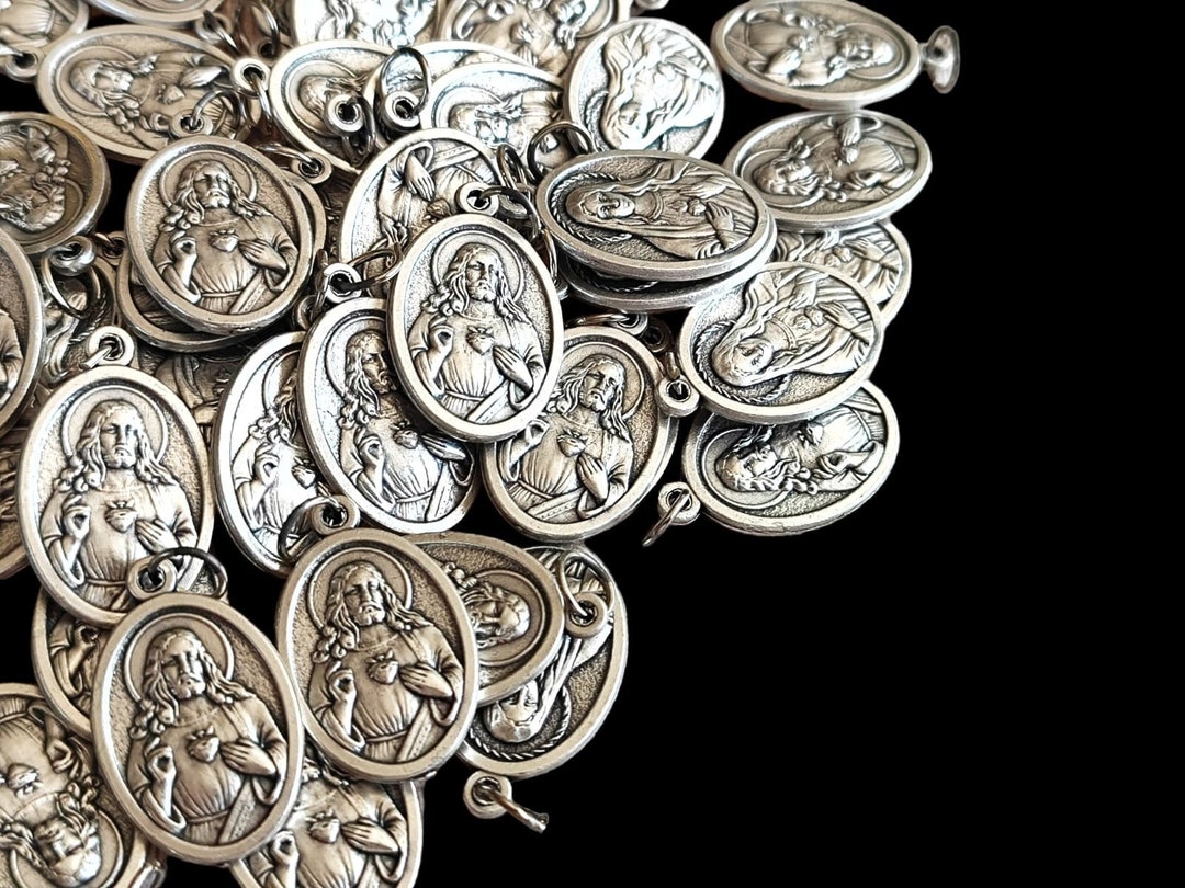 Holy Hart of Jesus Sacred Heart of Jesus Medals Box 10, 20, 50 , 100 ...