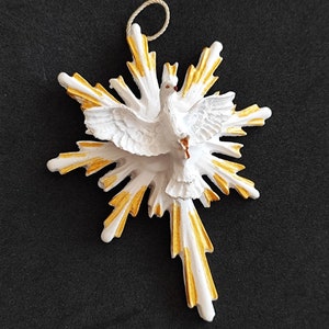 Holy Spirit Statue of God Wall Trinity Dove Statue - Etsy