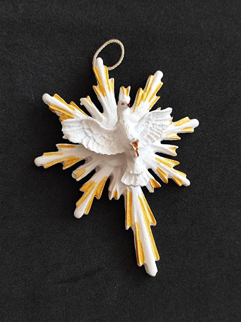 Holy Spirit Statue of God Wall Trinity Dove Statue - Etsy