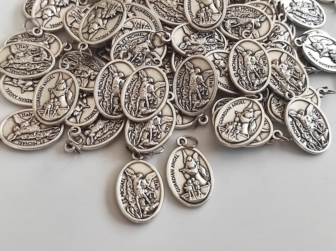 Wholesale St Michael / Angel Guardian Medals, Lot Bulk Medals 10, 20 ...