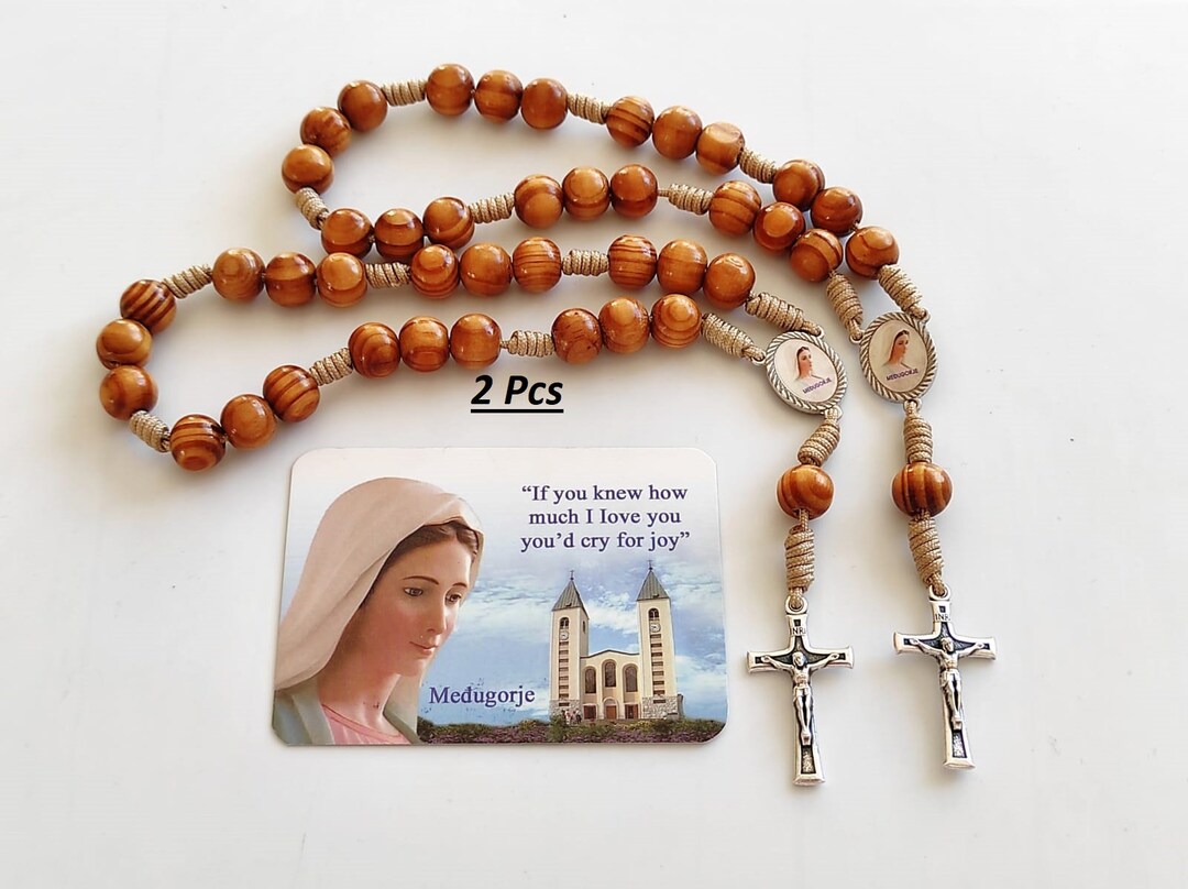 Catholic Peace Rosary Chaplet Pocket Rosary Handmade Medjugorje Our ...