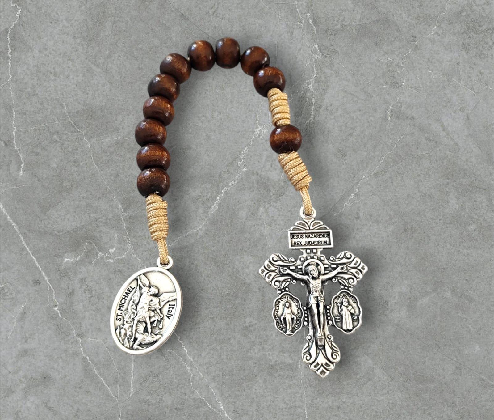 Pardon Cross Crucifix Pocket Rosary - Benedict Cross Medals ,st Michael ...