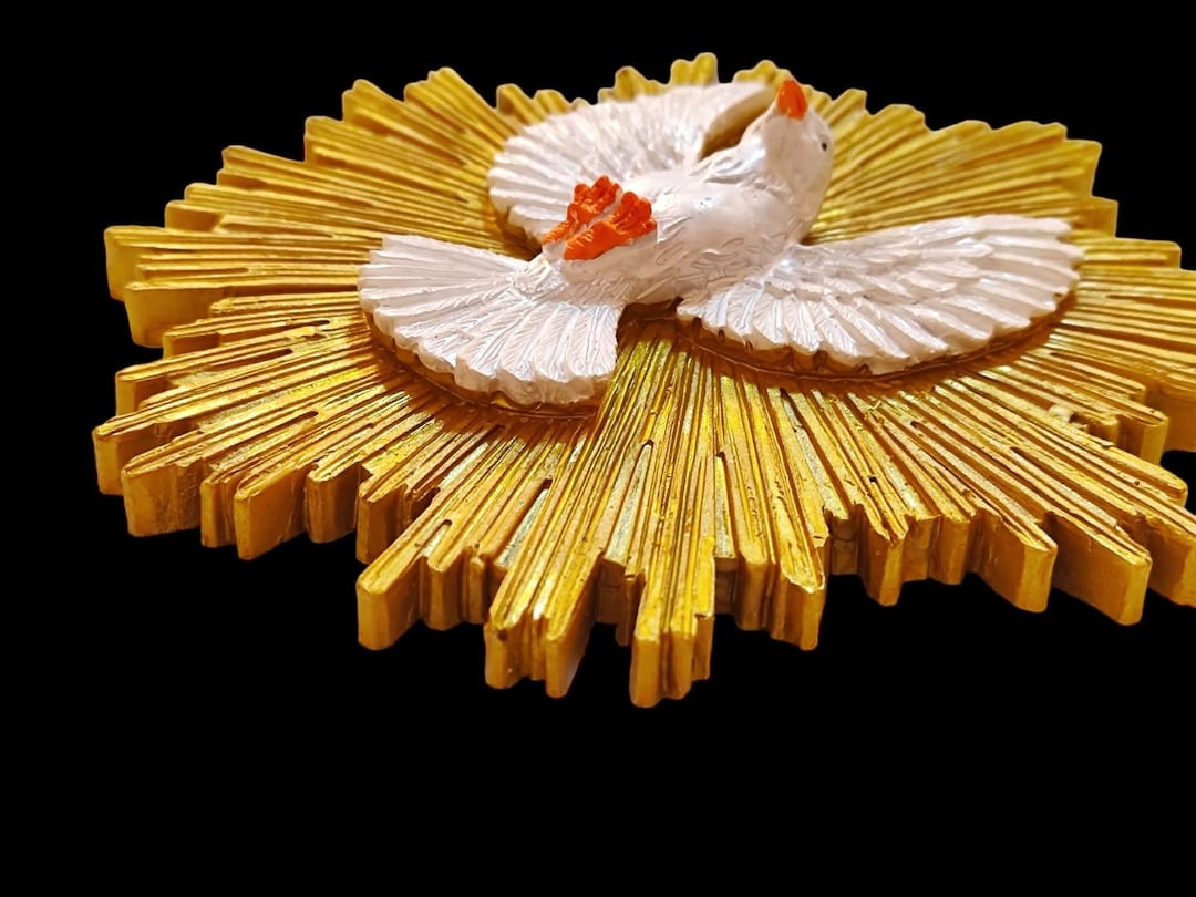 Holy Spirit of God Wall Trinity Dove Statue Confirmation Keepsake - Etsy