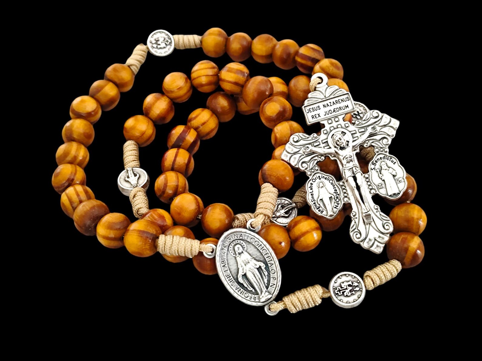 Miraculous Medal Rosary Pardon Cross Crucified St Benedict Medals - Etsy