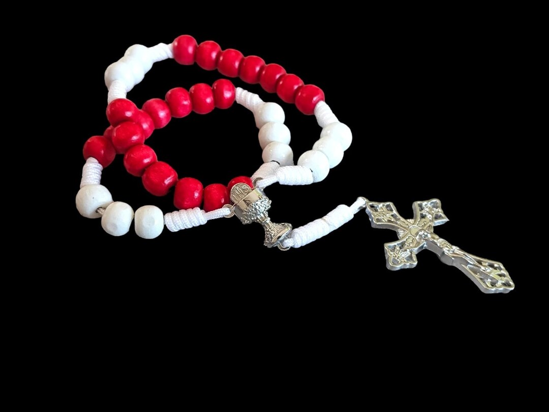 Chaplet of Adoration Rosary Eucharistic Adoration, Red and White - Etsy