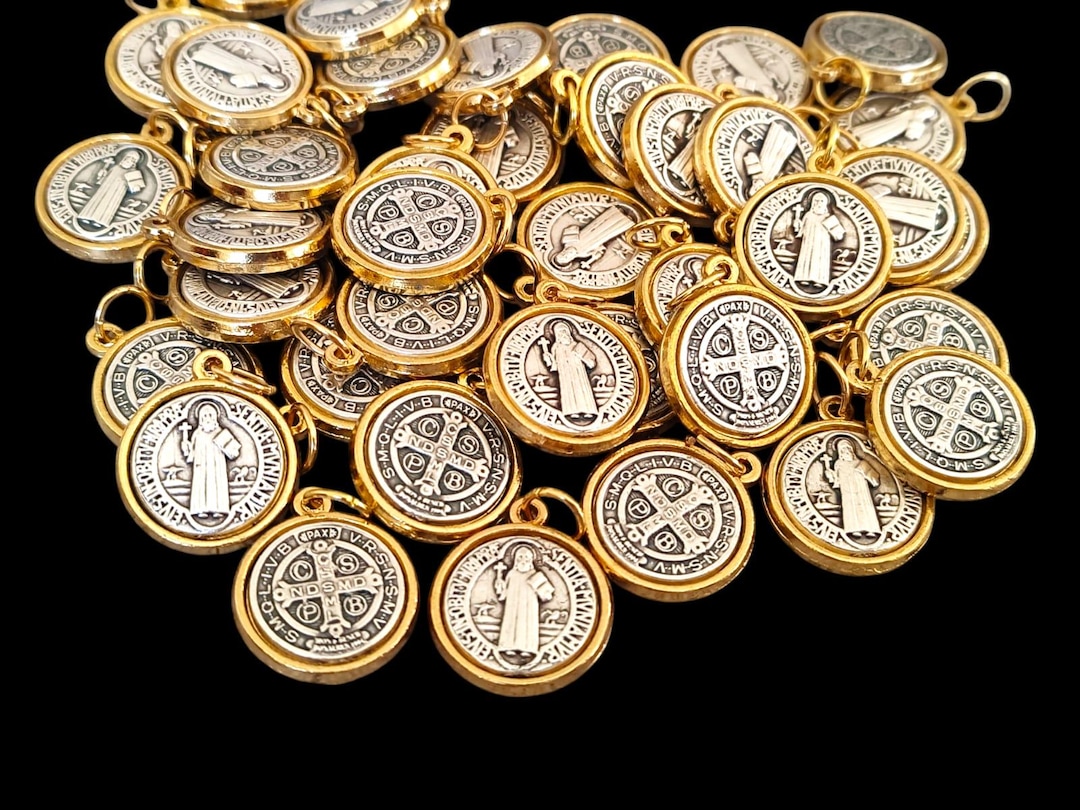 St Benedict Medals Box 5-10-20-30 Pcs Holy Medal, Catholic Medals - Etsy