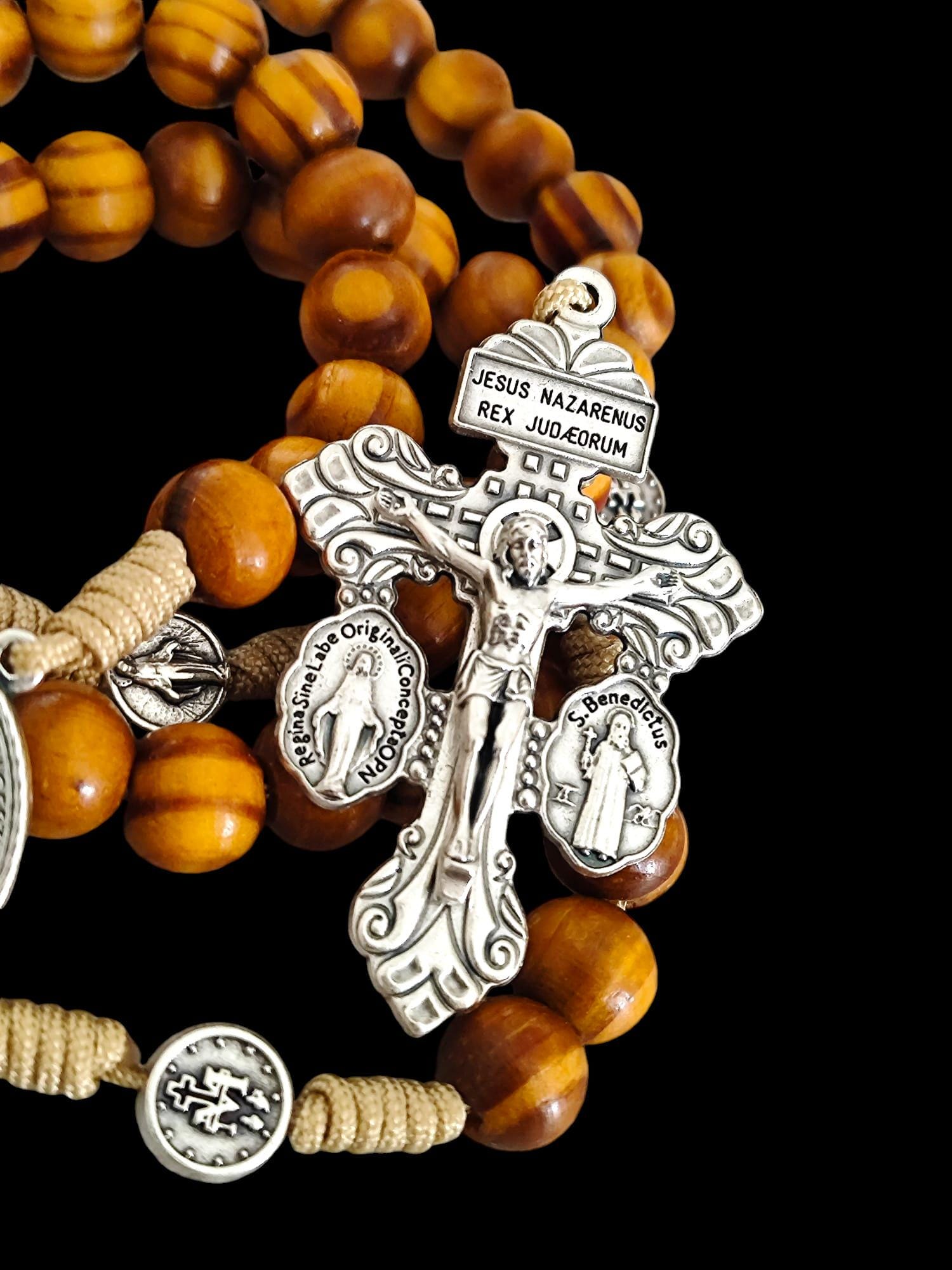 Miraculous Medal Rosary Pardon Cross Crucified St Benedict Medals - Etsy