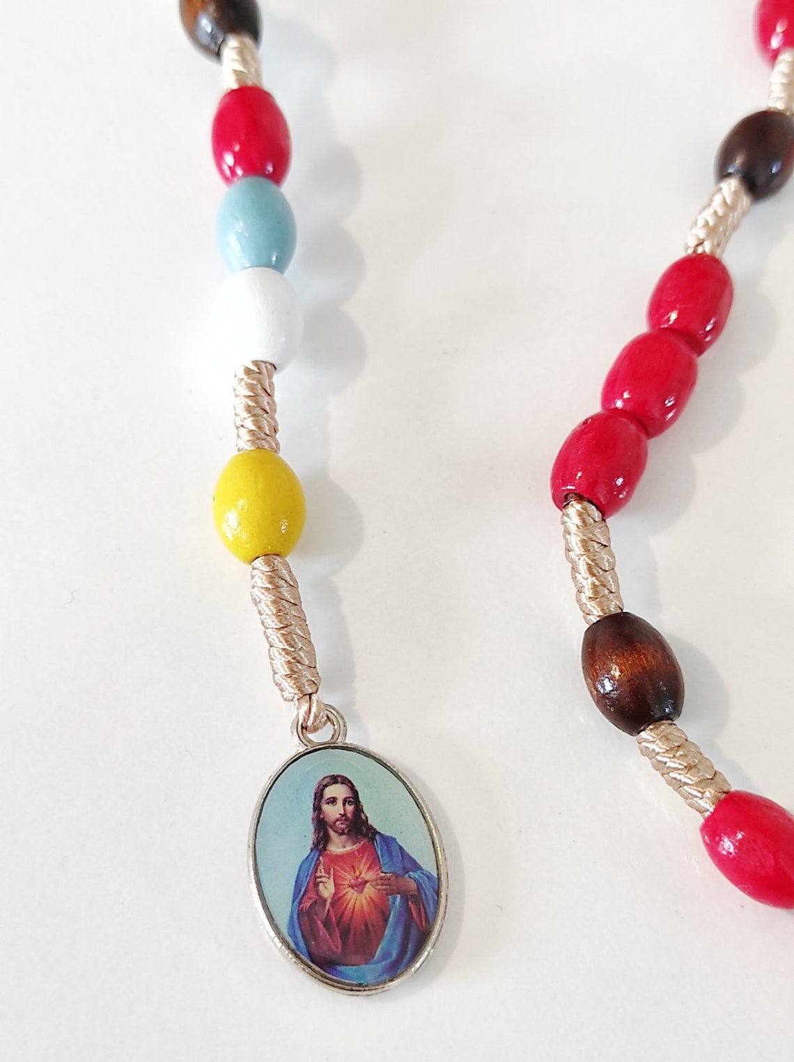 Chaplet for the Holy Souls in Purgatory Rosary Made of Wood - Etsy