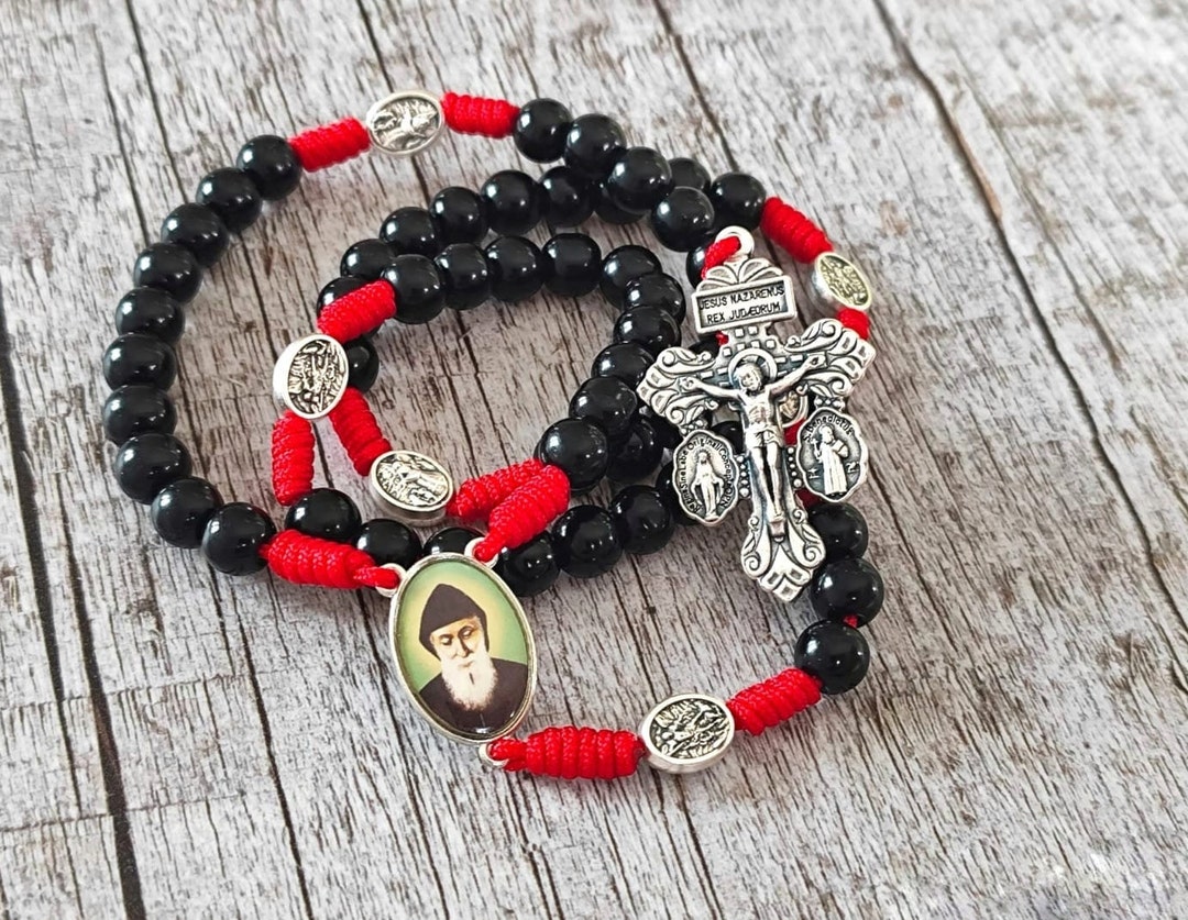 St Michael Chaplet - Miraculous Medal Rosary - Pardon Cross- Prayer ...