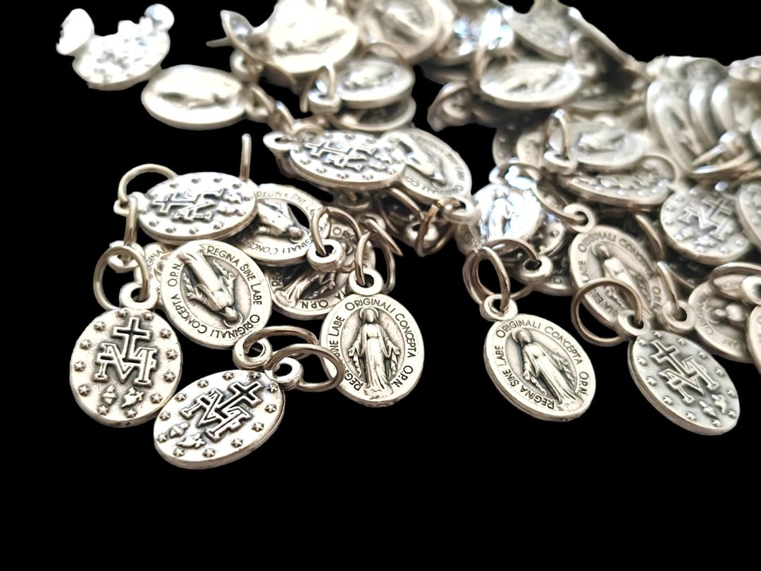 Wholesale MIRACULOUS Medals Box 20, 50 , 100,200,500 Pcs Holy Medals ...