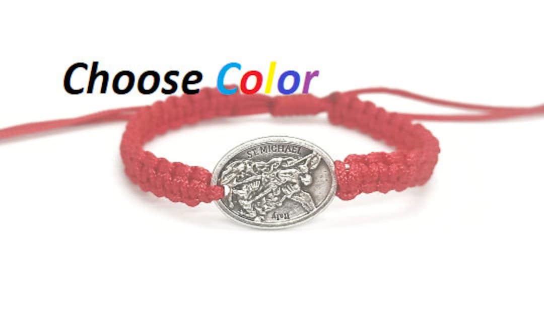 St Michael Bracelet Patron Saint Police Our Ledy Gift for Women - Etsy