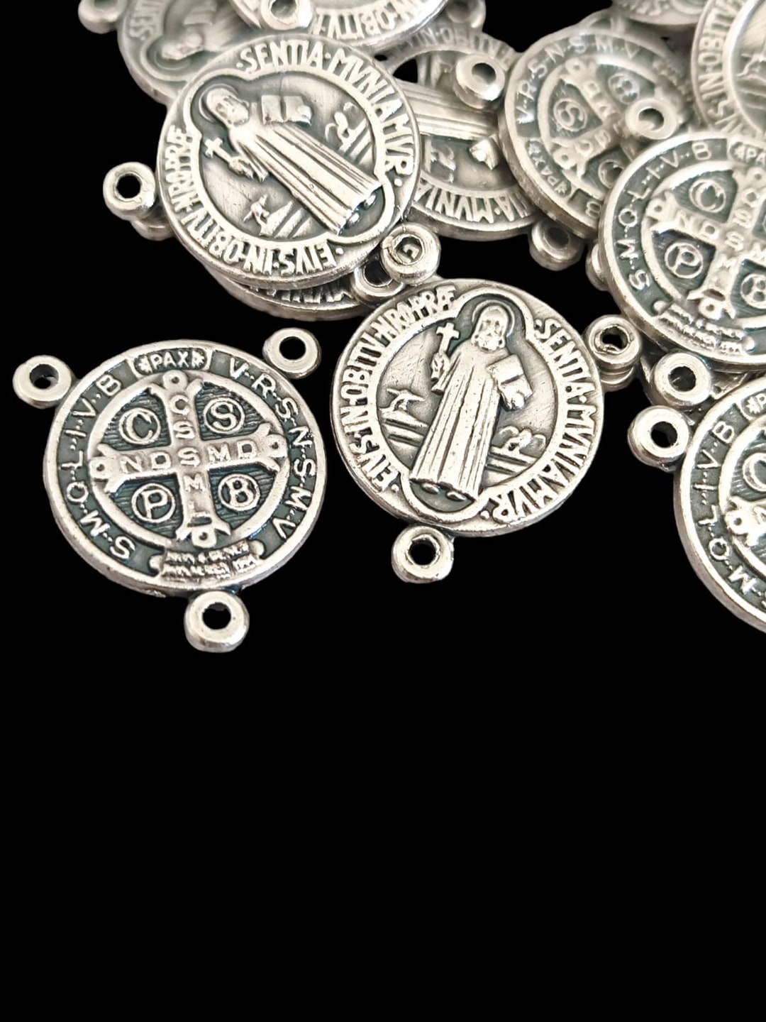 Wholesale Saint ST BENEDICT MEDALS Wholesale Center Rosary 10, 20, 30 ...