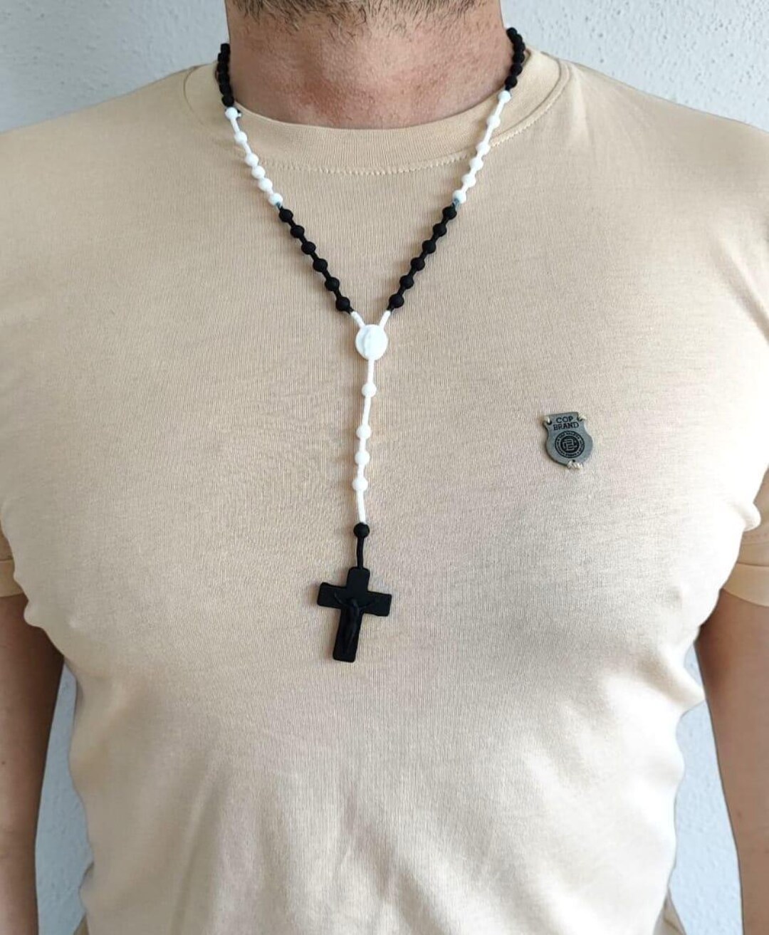 Rubber NECKLACE Rosary ROSARY Crown Rosary 5 Decade - Etsy