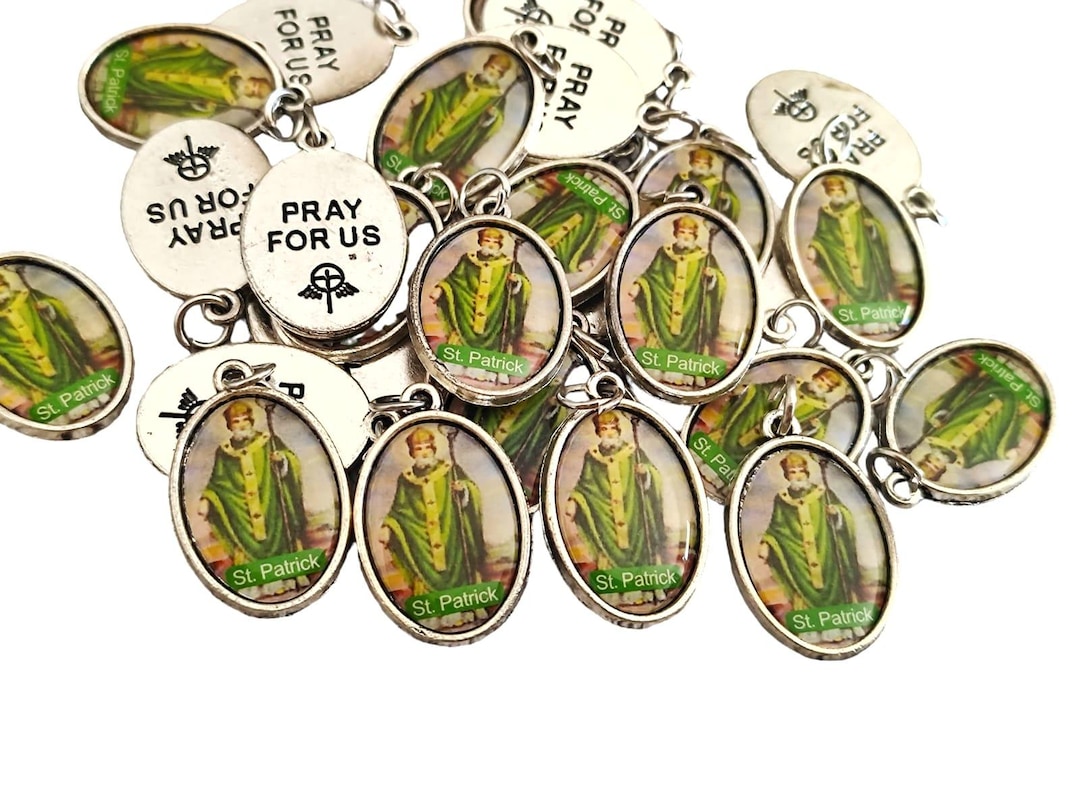 St St Patrick Medals Medal Patron Ireland & Protection From Snakes - Etsy