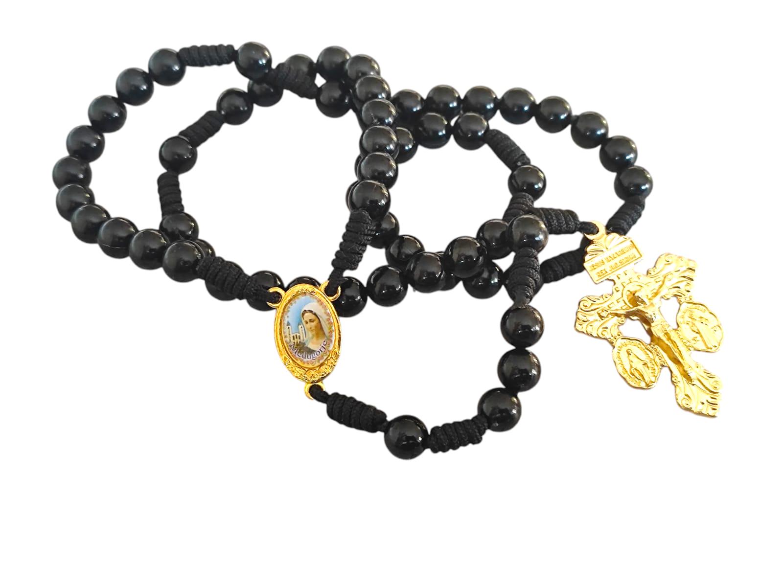 Miraculous Medal Rosary Pardon Cross Rosary - Our Lady Medjugorje ...