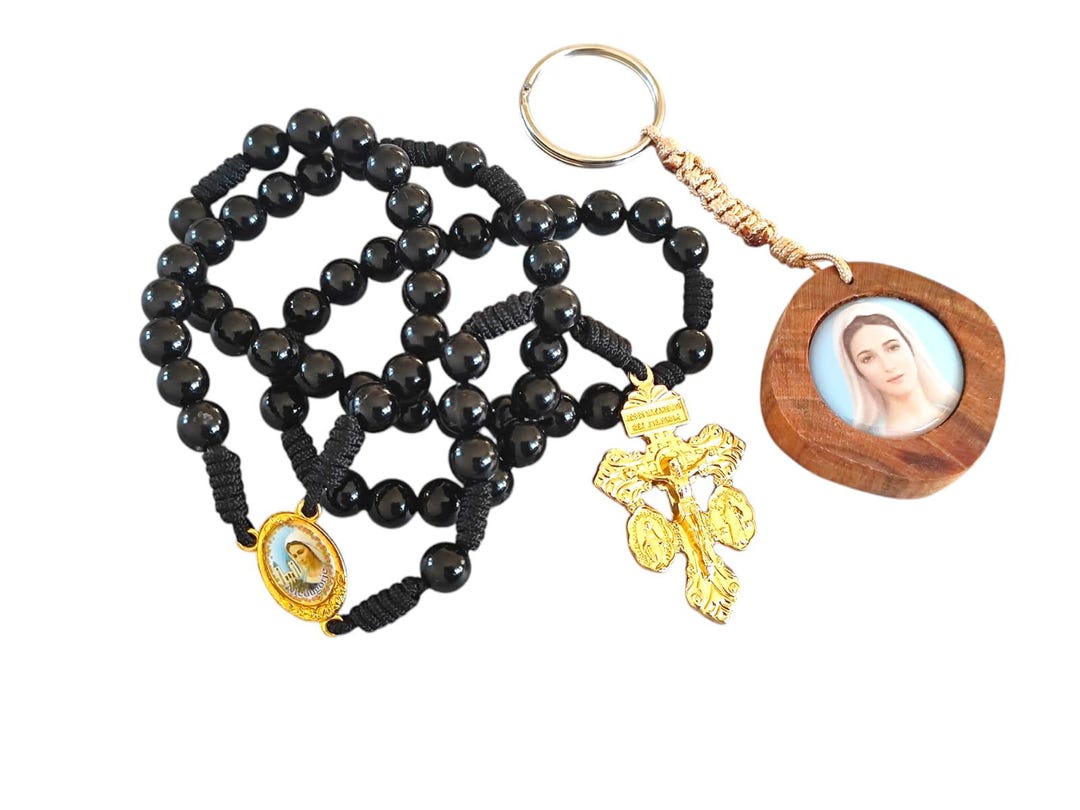 Pardon Cross Rosaryvirgin Mary Medal Rosary - Pardon Cross - Prayer ...