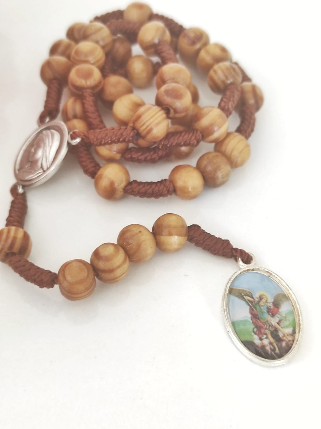 St Michael the Archangel Rosary Rosary Catholic Prayer Beads Medals - Etsy