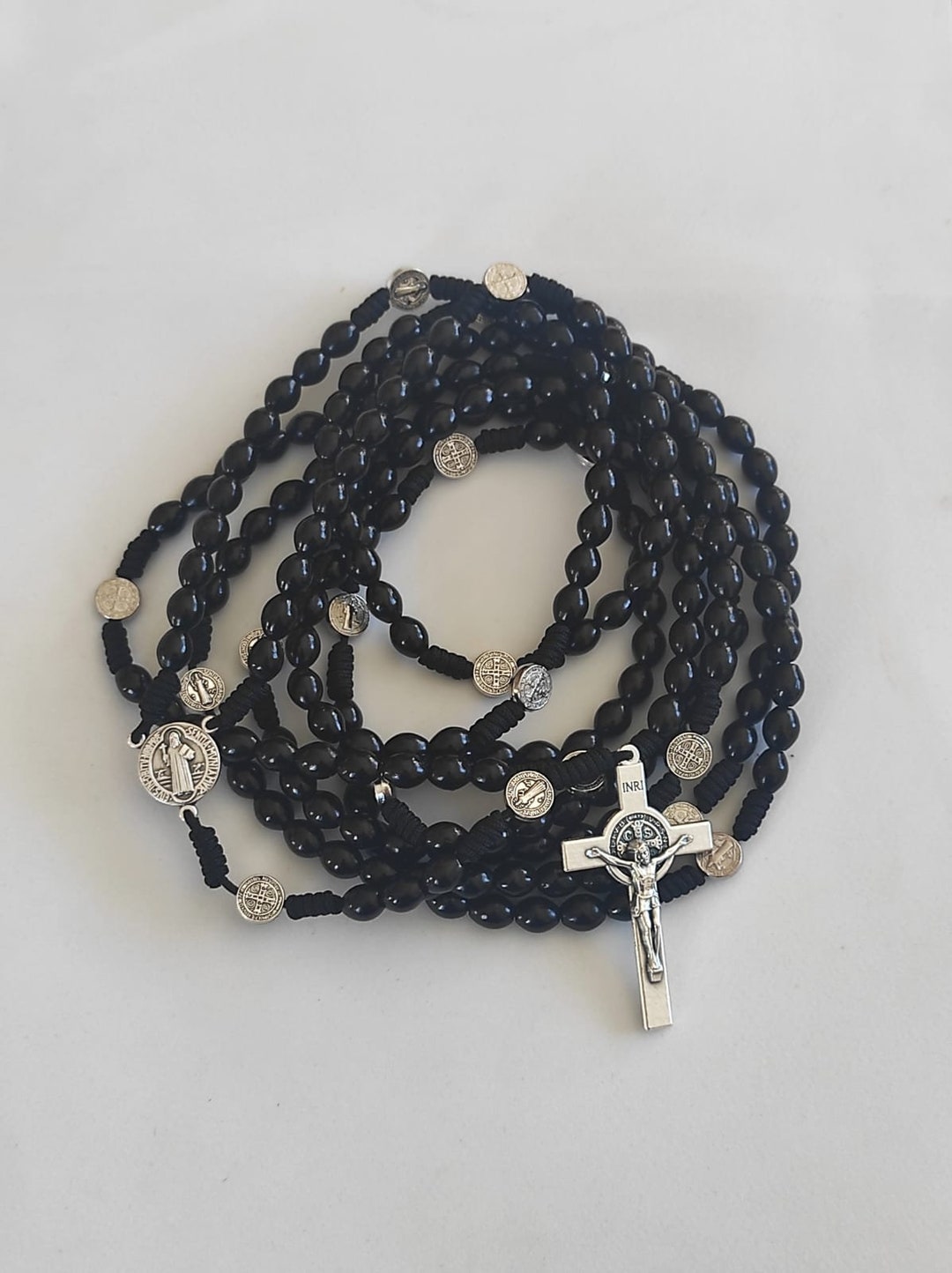 20 Decade Rosary Saint St Benedict Sacred Mysteries 15 Decade Rosary ...