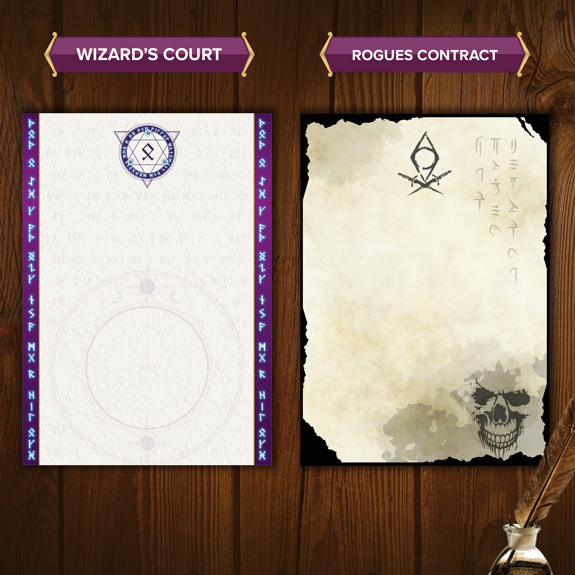 D&D Downloadable PDF Word Class Based Handout Templates / Dungeon ...